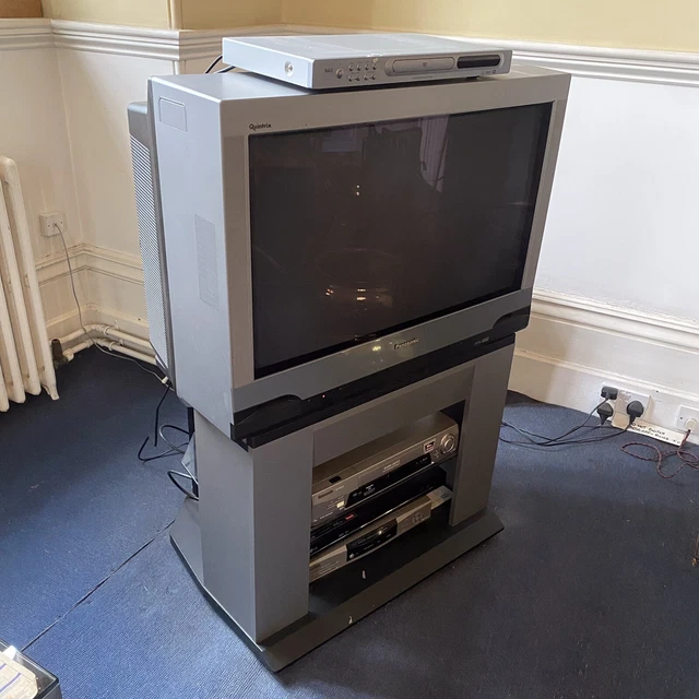 PANASONIC QUINTRIX RETRO TV Television HiFi System DVD VHS Video 30 ...