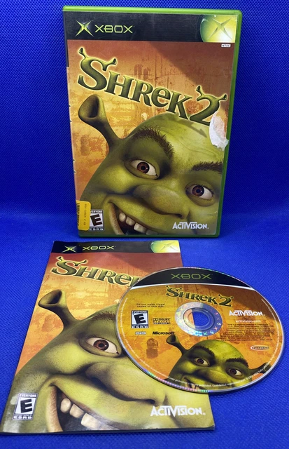 SHREK 2 (MICROSOFT Original Xbox, 2004) Black Label - CIB Complete ...