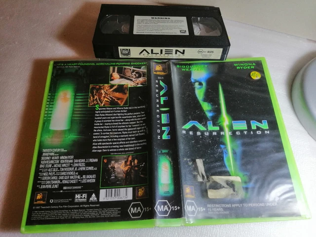 ALIEN RESURECTION - 1997 Minty Australian 20th Century FOX Vhs release ...