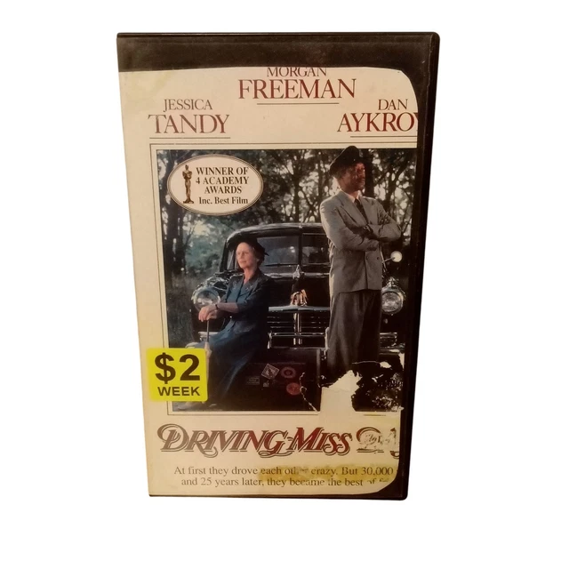 DRIVING MISS DAISY VHS Tape Morgan Freeman Dan Aykroyd Jessica Tandy £8 ...
