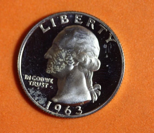 ESTATE FIND 1963 - Proof Washington Quarter! #K33871 £4.78 - PicClick UK