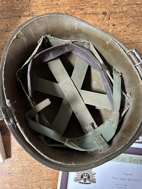 NAMED VIETNAM WAR M1 Combat Helmet Sergeant 5th Royal Australian ...