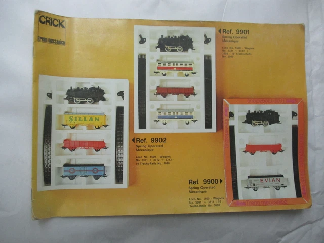 ANCIEN CATALOGUE CRICK Treno Meccanico Trains Lima O HO EUR 15,00 ...
