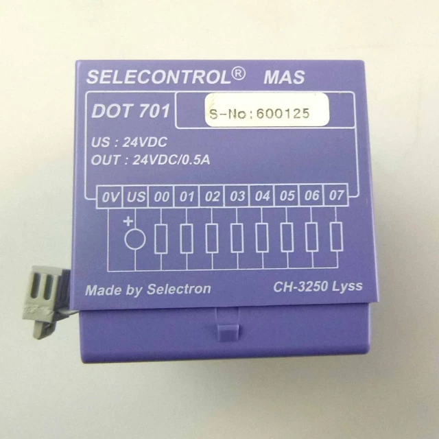 SELECTRON SELECONTROL DIGITAL Output Module DOT 701 GEB EUR 69,99 ...