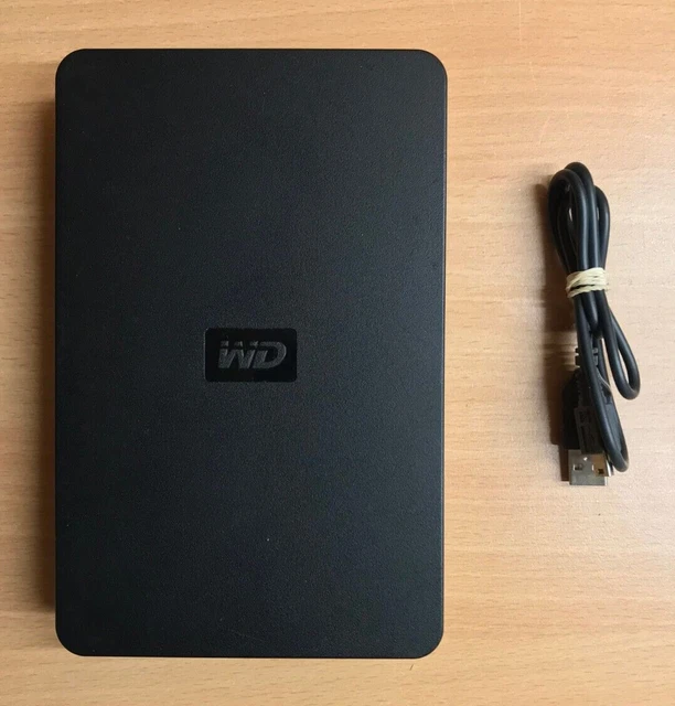 WESTERN DIGITAL WD 3TB Elements Desktop External HDD + USB CABLE ...