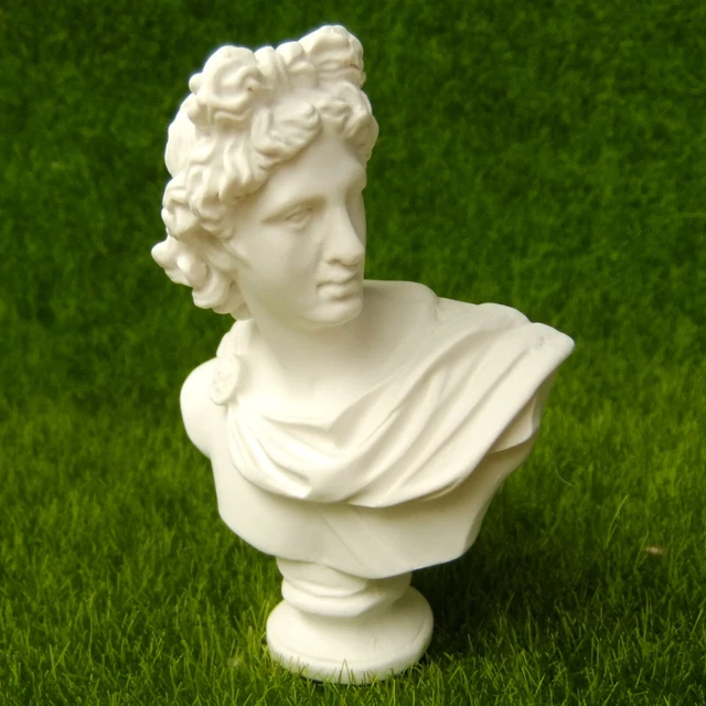 BUST APOLLO BELVEDERE Leochares Sculpture Miniature Replica ...