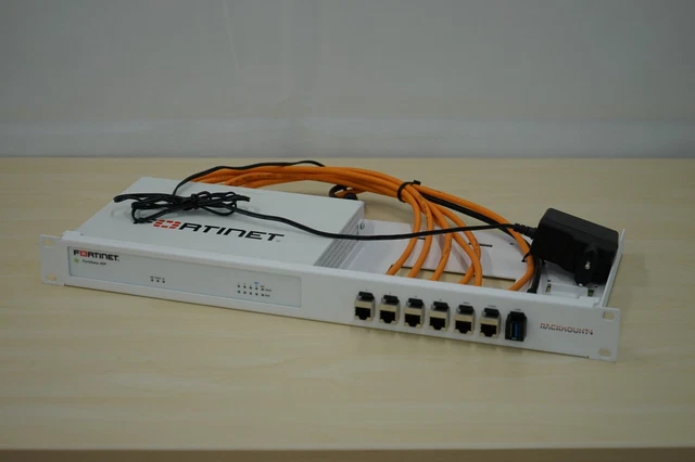 FORTINET FORTIGATE 40F Firewall with Rackmount Mount £320.16 - PicClick UK