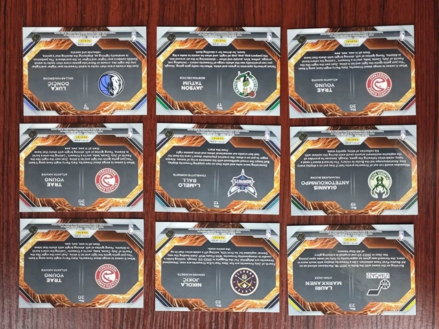 2023-24 PANINI PRIZM Basketball Nikola Jokic 9 Card Lots Silver ...