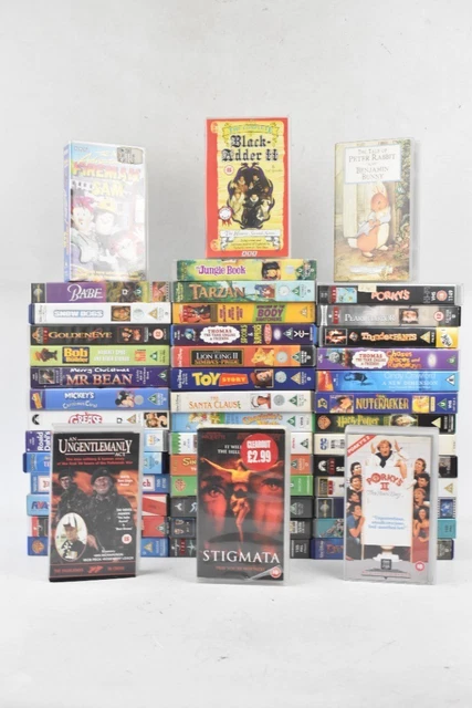 LARGE COLLECTION OF Various VHS Video Tapes x46 - Family Adult Children ...