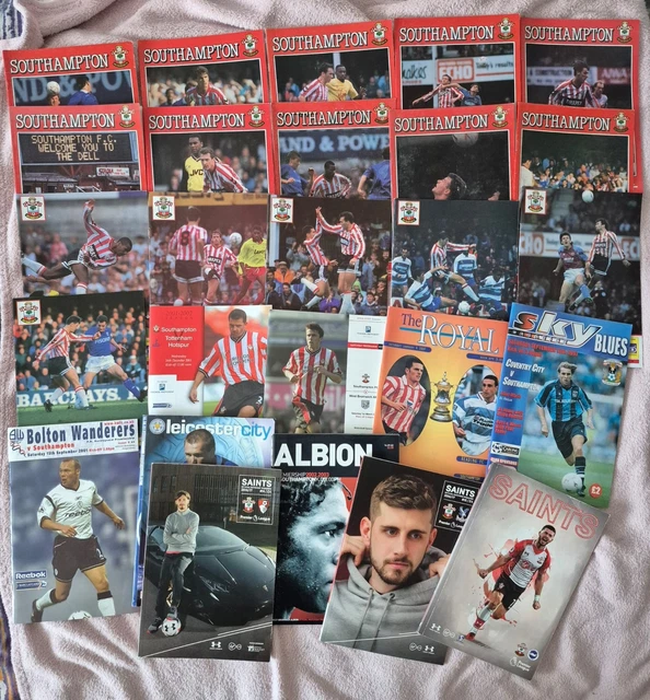 FOOTBALL PROGRAMMES SAINTS FC Southampton X26 In Bundle £5.43 - PicClick UK