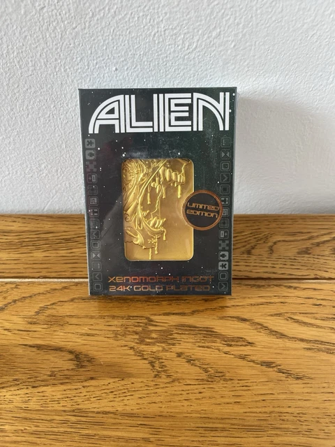 ALIEN XENOMORPH INGOT 24K Gold Plated Limited Edition - Only 1979 ...