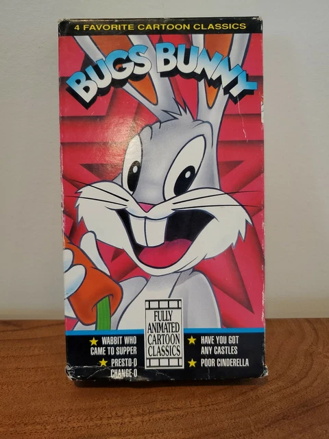 Bugs Bunny 4 Classiques De Dessins Animés Préférés Vhs 1989 Eur 2