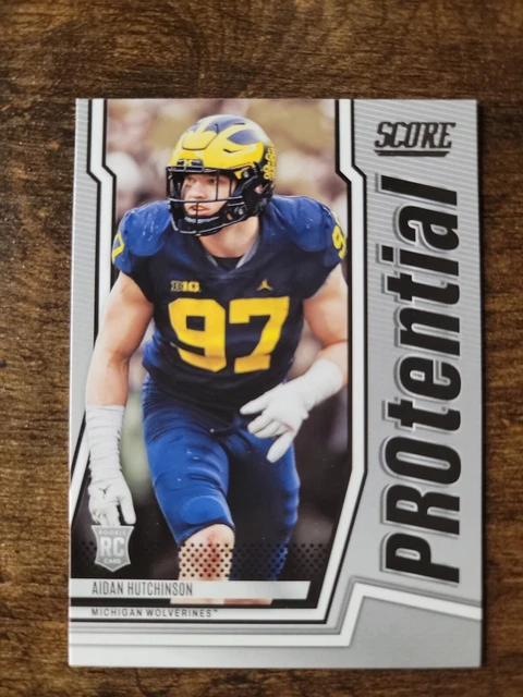 AIDAN HUTCHINSON 2022 Score Protential Rookie Card #P-AH Michigan Lions ...