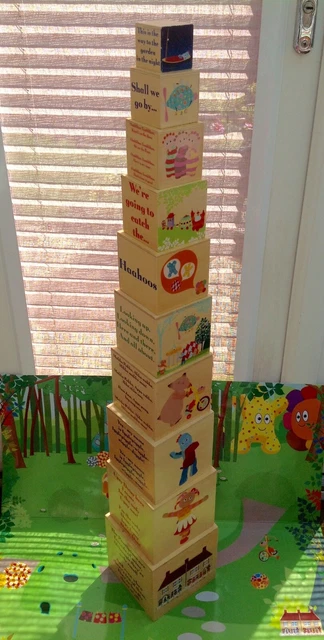 IN THE NIGHT Garden Wooden Stacking Nesting Boxes - Educational & Very ...