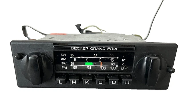 ORIGINAL BECKER GRAND Prix 470 Oldtimer Autoradio Mercedes W111 W113 ...