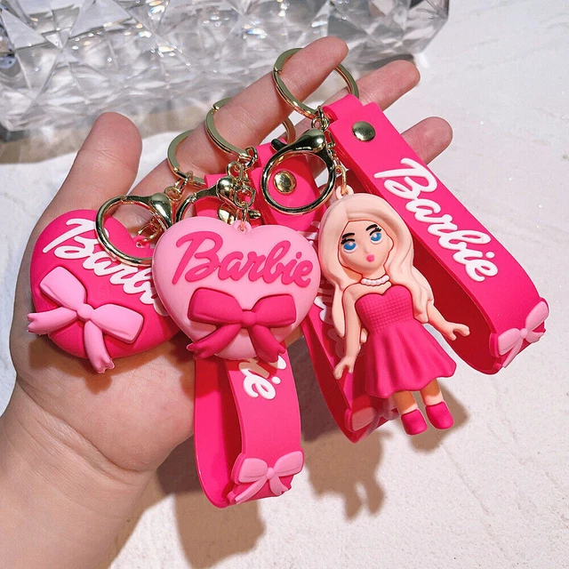 BARBIE KEYCHAIN CARTOON Barbie The Movie Doll Keyrings Purse Bag ...