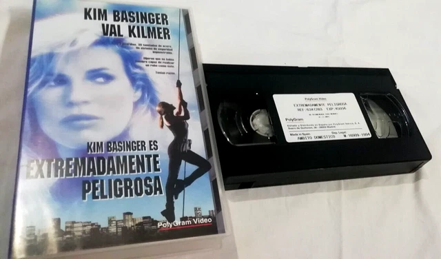 EXTREMELY DANGEROUS VHS Tape Kim Basinger Val Kilmer Spanish Used £29. ...