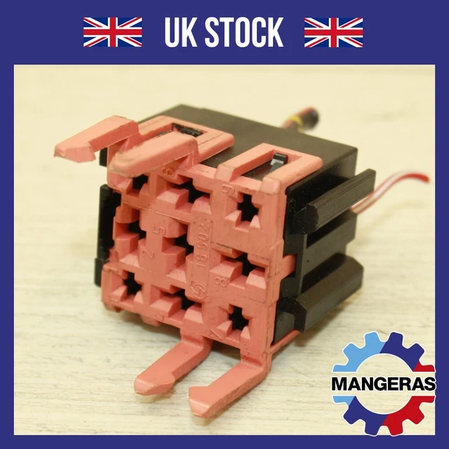 BMW VARIOUS MODELS Relay Base Connector Socket 5 Wire Terminal Pink ...