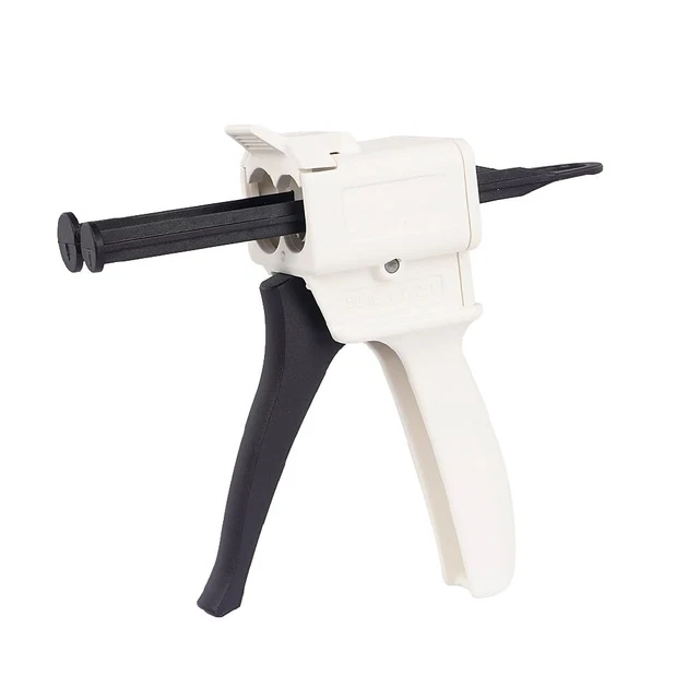DISPENSING GUN KIT Epoxy Adhesive Glue Material Mixing Cartridges Gun 2 ...