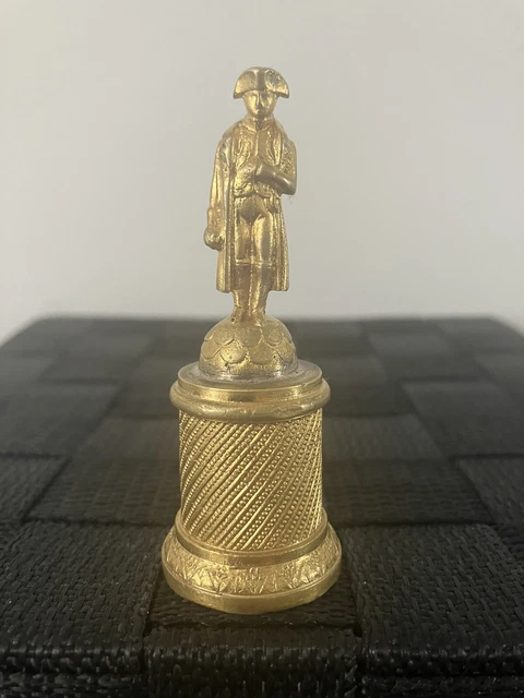 STATUETTE MINIATURE DE Napoléon en bronze doré début XXème EUR 110,00 ...