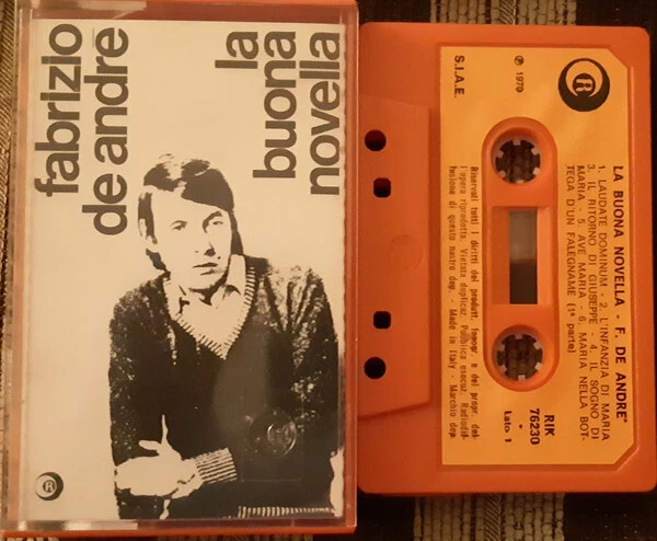 FABRIZIO DE ANDRÉ - La Buona Novella CASSETTA stereo 7 sigillata nuova EUR 35,00 - PicClick IT