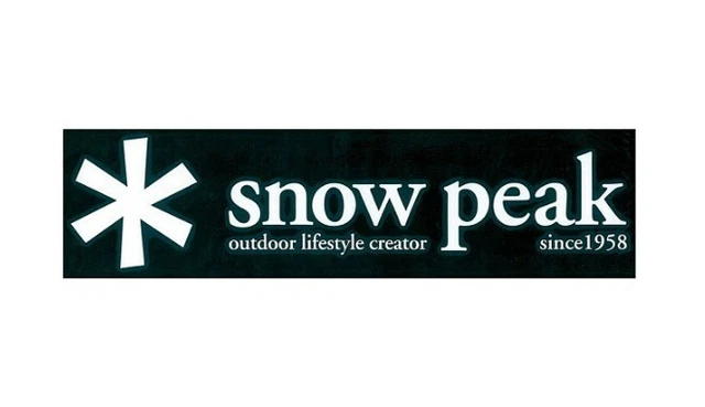 OFFICIAL SNOW PEAK "Snow Peak" logo sticker Asterisk / NV-004 £25.86 ...