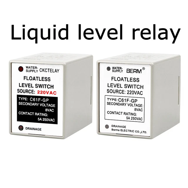 1PC LIQUID LEVEL relay 61F-GP-N N8 61F-GP-NH AC220V 110V floatless ...