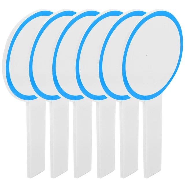 6PCS JUDGES WRITABLE Scoreboards Blank Scoreboards Voting Writing ...