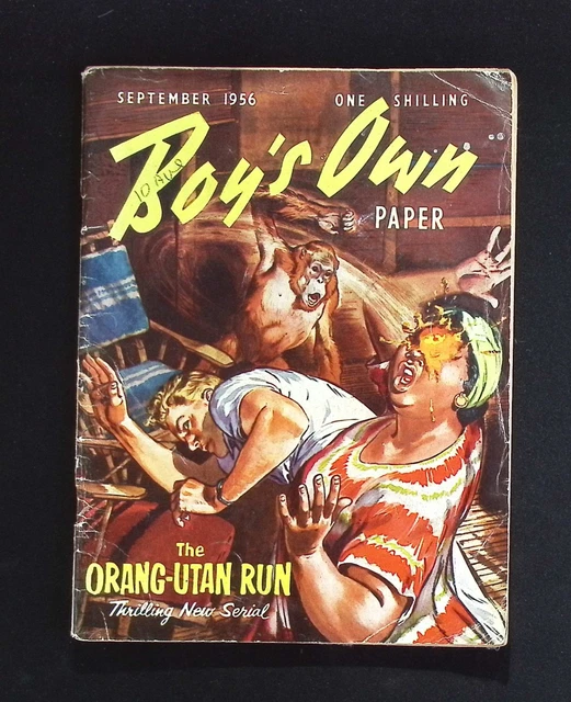 BOY’S OWN PAPER September 1956 The Orang-Utan Run Thrilling New Serial ...