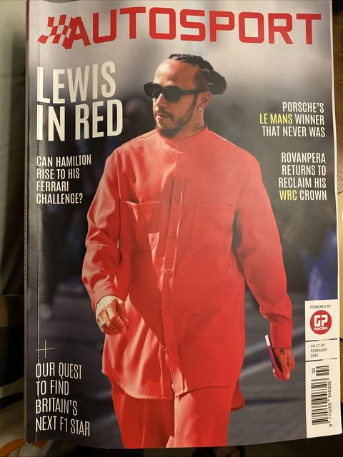 AUTOSPORT MAGAZINE FEBRUARY 2025 Lewis Hamilton Lando Norris F1 GP ...