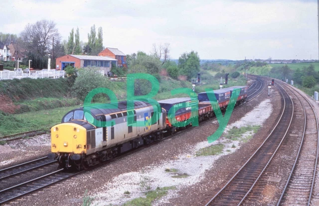 35MM RAILWAY SLIDE of Class 37 37710 @ Clay Cross £4.99 - PicClick UK