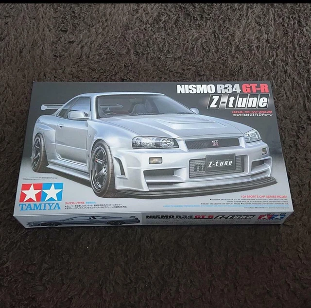 TAMIYA NISSAN SKYLINE GT-R R34 - Nismo Z-tune 1/24 Scale Model Kit ...