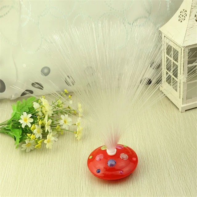 STUNNING CHRISTMAS COLOR Changing Led Fiber Optic Night Light For Home ...