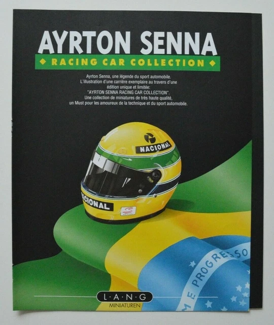 AYRTON SENNA RACING Car Collection Brochure - French - France $12.00 ...