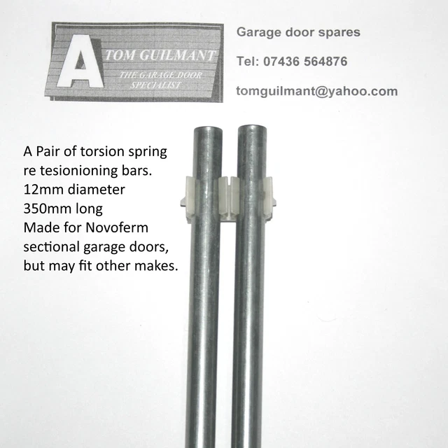 NOVOFERM SECTIONAL GARAGE door re tensioning bars £12.00 - PicClick UK