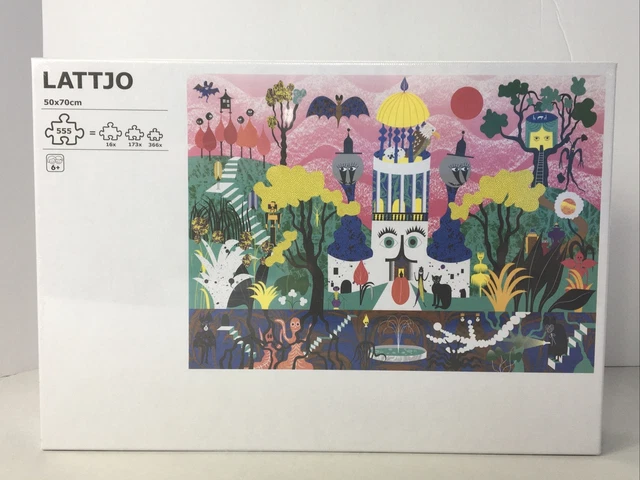 IKEA LATTJO MODERN Abstract 555 Piece Jigsaw Puzzle Fantasy Magical 27 ...