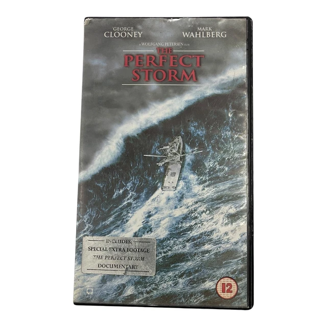 THE PERFECT STORM VHS Video 2000 George Clooney Mark Wahlberg Warner ...