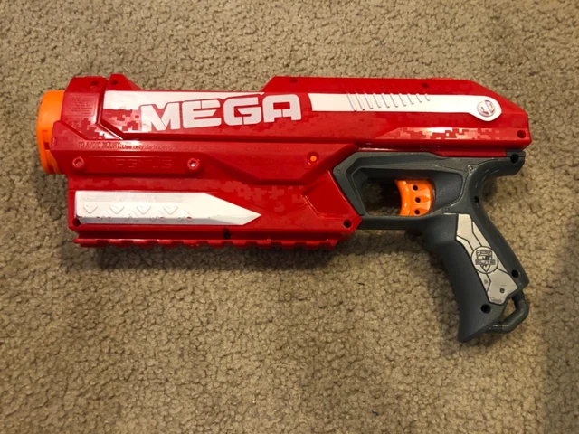 RED NERF MAGNUS Gun N-Strike Elite Mega Blaster Pistol EUR 8,54 ...