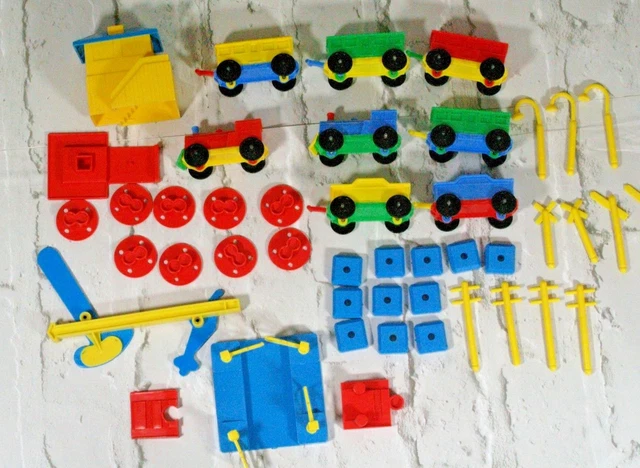 VINTAGE METTOY PLAYCRAFT PLASTIC TRAINS RAILWAY TRACK SET Made in Great ...