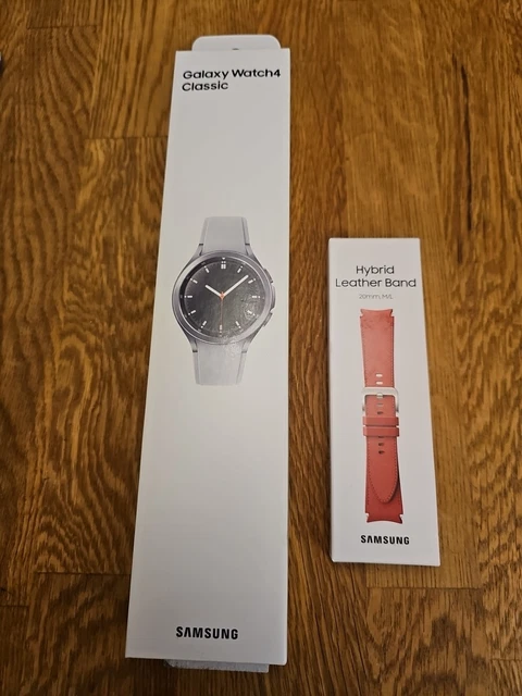 SAMSUNG GALAXY WATCH4 Classic SM-R890 46mm Stainless Silver With Exra ...