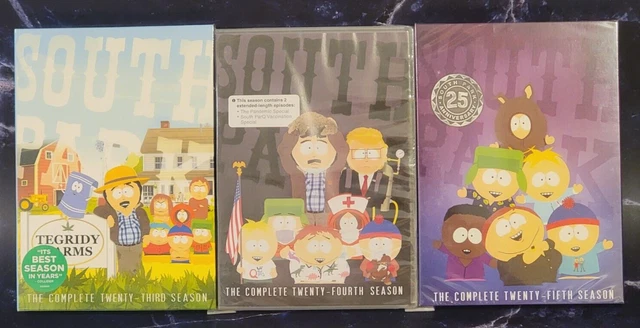 SOUTH PARK COMPLETE Seasons 23-24-25 ( DVD SET ) Brand New & Sealed ...