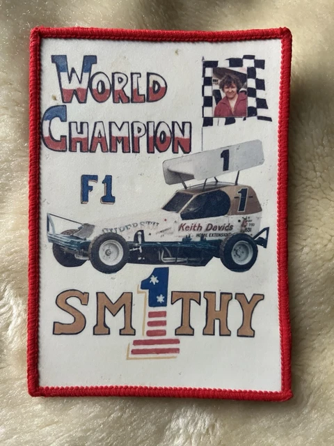 SMITHY 391 STUART Smith F1 Brisca Stock Car Stockcar Vintage Patch ...