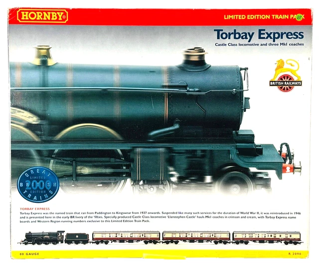 HORNBY 00 GAUGE - R2090 - 'Torbay Express' Llanstephan Castle Train ...