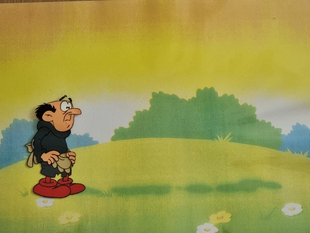 HANNA BARBERA GARGAMEL Original 1980s TV SMURFS Animation Art ...