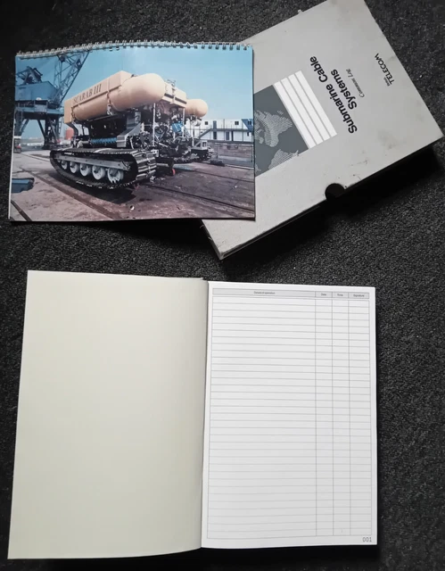 GPO BRITISH TELECOM submarine cable systems logbook + 1991 Ocean cables ...