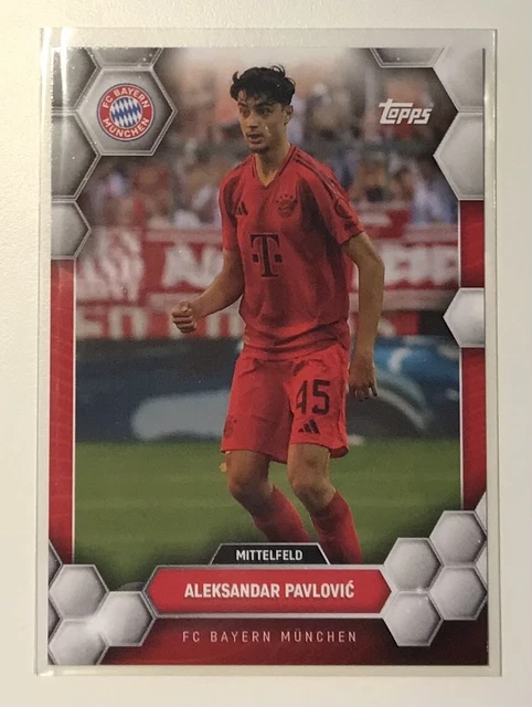 2024/25 TOPPS FC Bayern München Fan Set Aleksandar Pavlović #FCB-11 EUR 1,00 - PicClick DE