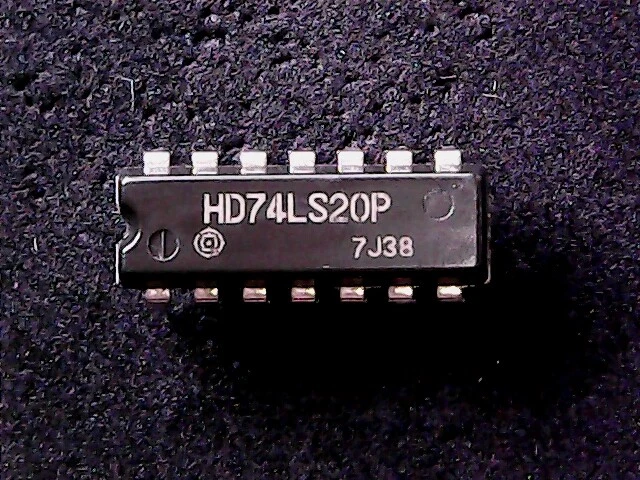 HD74LS20P - HITACHI Dual 4-input NAND gate 74LS20 (DIP-14) £1.90 ...