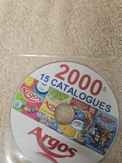 15 ARGOS 2000'S Mail Order Catalogue DISC PDF £14.99 - PicClick UK