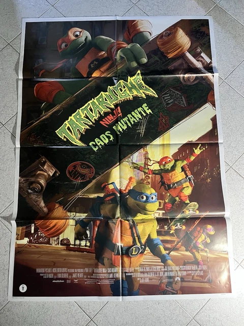 MANIFESTO TARTARUGA NINJA Caos Mutante 100x140 F2 EUR 26,00 - PicClick IT