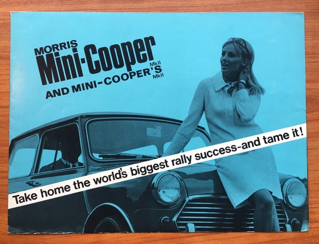 MORRIS MINI COOPER S Mk II Car Sales Brochure 1967 BMC Austin sprint ...